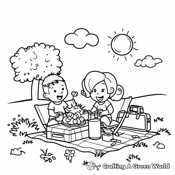 Fun In The Sun Coloring Pages - Free & Printable!
