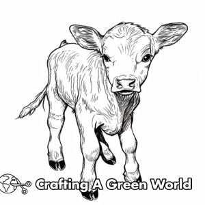Calf Coloring Pages - Free & Printable!