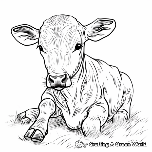 Calf Coloring Pages - Free & Printable!
