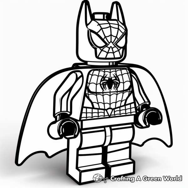 Lego Figure Coloring Pages - Free & Printable!