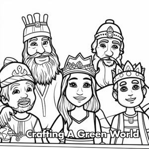 Purim Coloring Pages - Free & Printable!