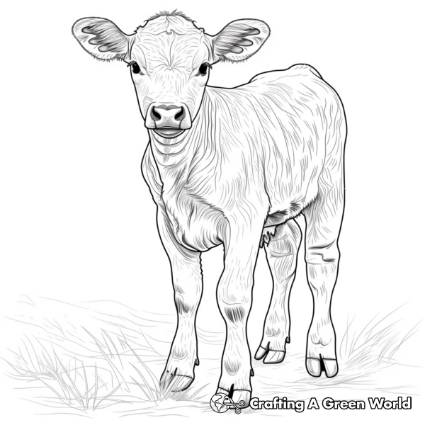 Calf Coloring Pages - Free & Printable!
