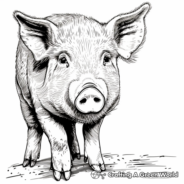 Piggy Coloring Pages - Free & Printable!