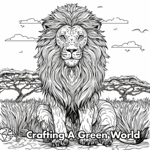Lion Coloring Pages For Adults - Free & Printable!