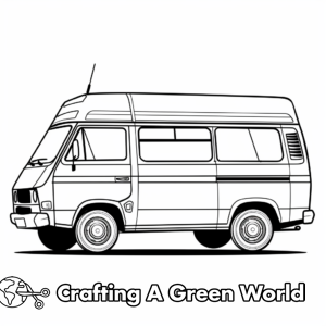 Van Coloring Pages - Free & Printable!