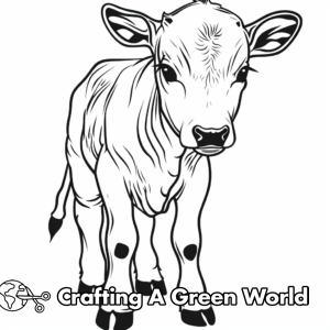 Calf Coloring Pages - Free & Printable!