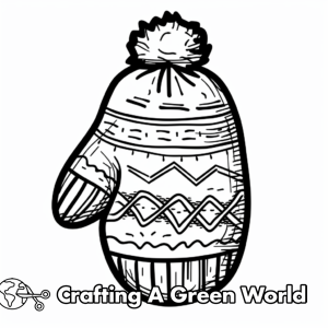 Mitten Coloring Pages - Free & Printable!