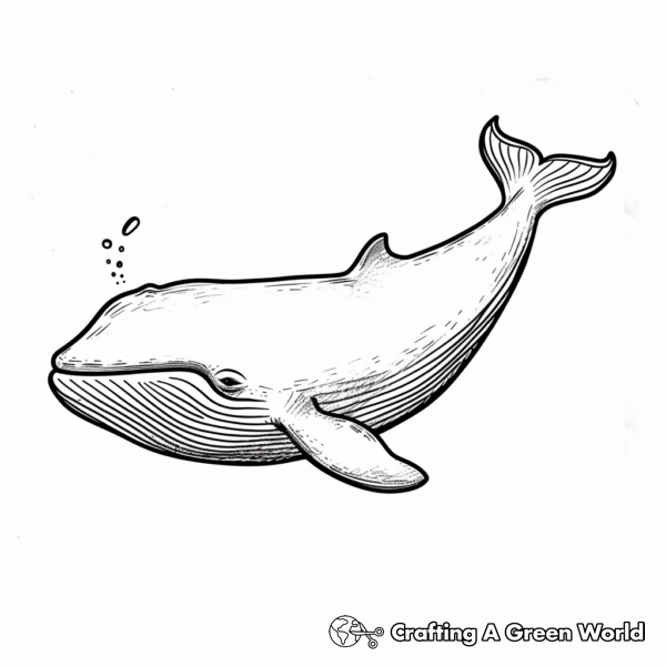 Realistic Whale Coloring Pages - Free & Printable!