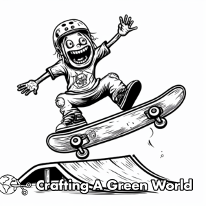 Skateboard Coloring Pages - Free & Printable!