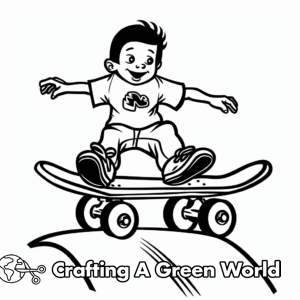 Skateboard Coloring Pages - Free & Printable!