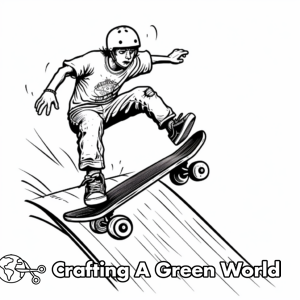 Skateboard Coloring Pages - Free & Printable!