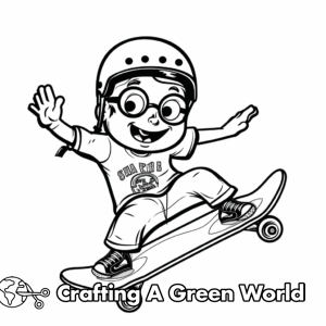Skateboard Coloring Pages - Free & Printable!