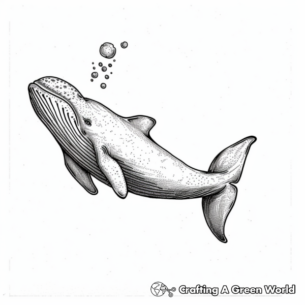 Realistic Whale Coloring Pages - Free & Printable!