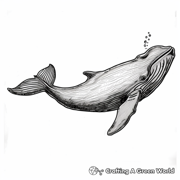 Realistic Whale Coloring Pages - Free & Printable!