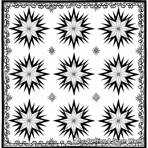 Quilt Coloring Pages - Free & Printable!