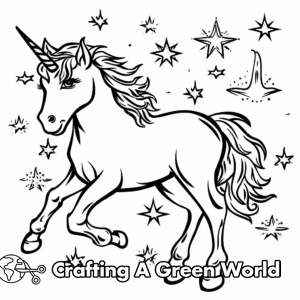 Magical Unicorn Coloring Pages - Free & Printable!