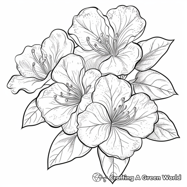Spring Flowers Coloring Pages - Free & Printable!