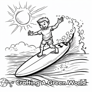 Fun In The Sun Coloring Pages - Free & Printable!