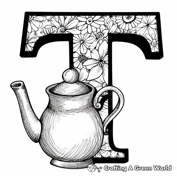 Letter T Coloring Pages - Free & Printable!