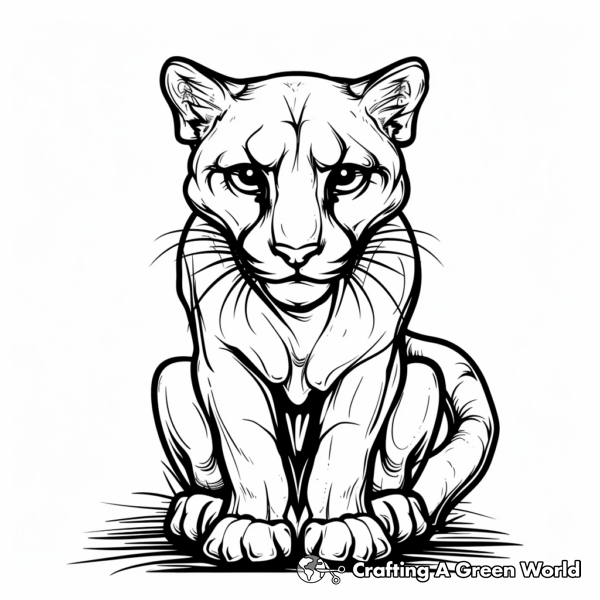 Wild Cat Coloring Pages - Free & Printable!