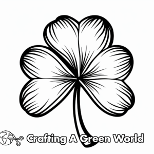 Shamrock Coloring Pages - Free & Printable!
