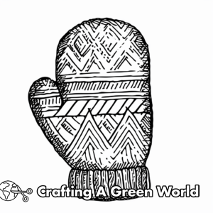 Mitten Coloring Pages - Free & Printable!