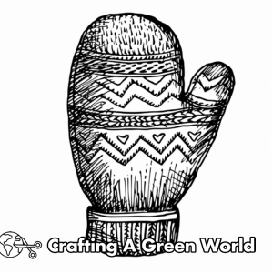 Mitten Coloring Pages - Free & Printable!