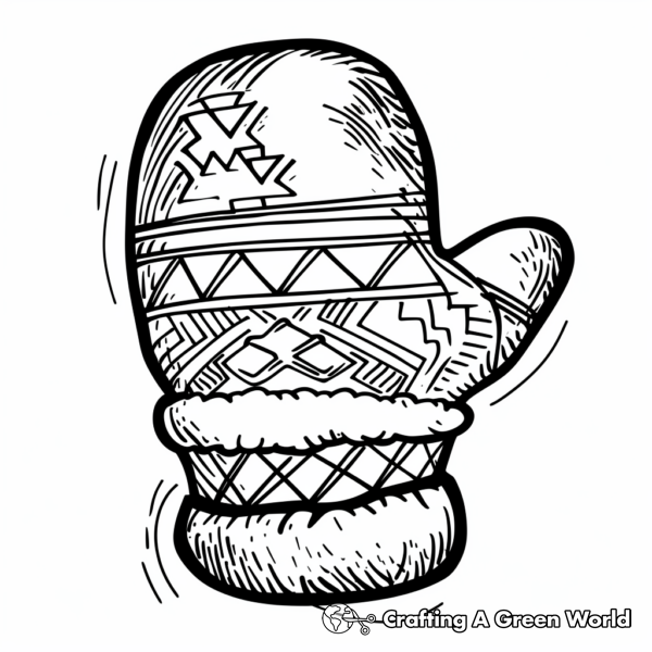 Mitten Coloring Pages - Free & Printable!