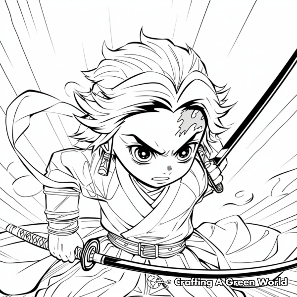 Anime Coloring Pages - Free & Printable!