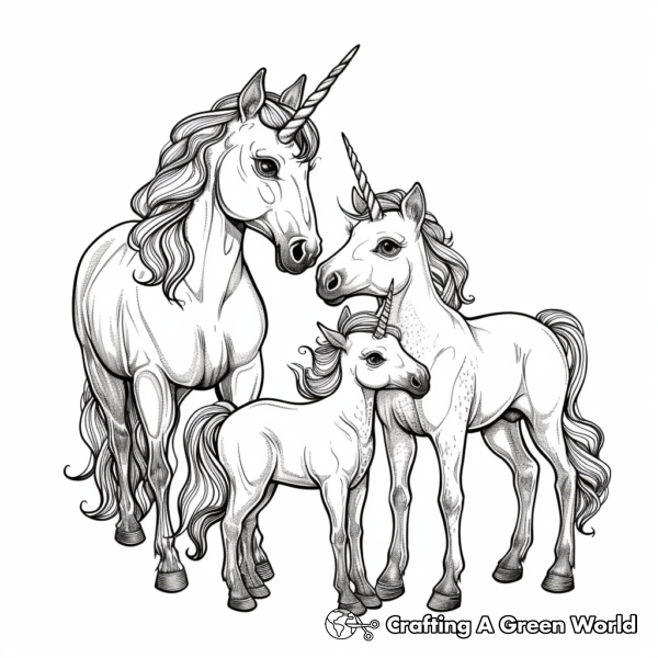 Realistic Unicorn Coloring Pages - Free & Printable!
