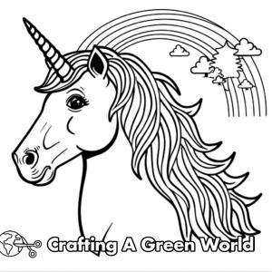 Realistic Unicorn Coloring Pages - Free & Printable!