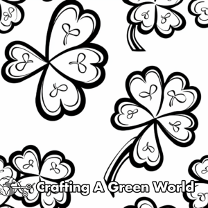 Shamrock Coloring Pages - Free & Printable!