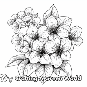 Spring Flowers Coloring Pages - Free & Printable!