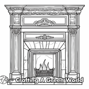 Fireplace Coloring Pages - Free & Printable!