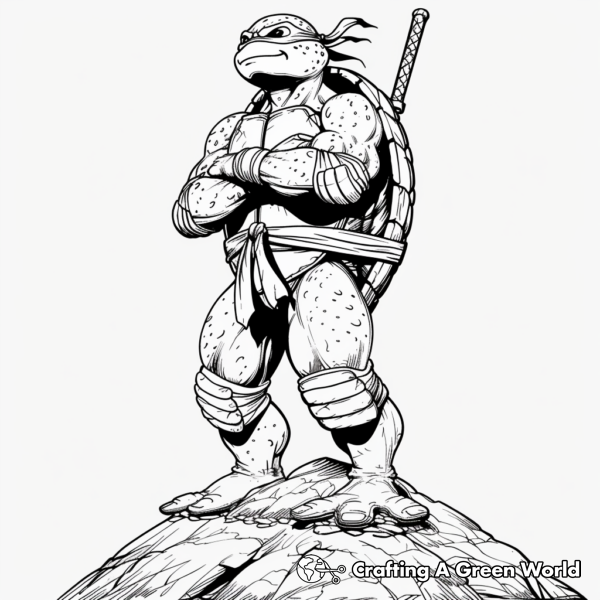 Ninja Turtles Coloring Pages - Free & Printable!