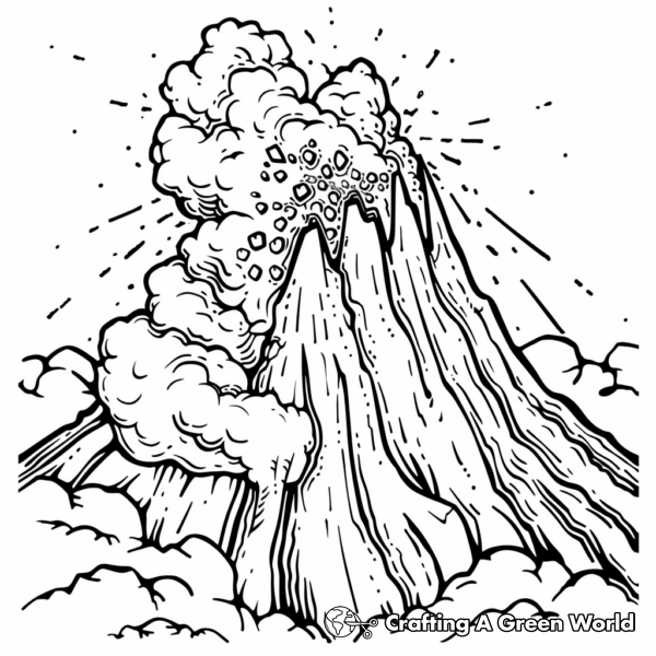 Lava Coloring Pages - Free & Printable!