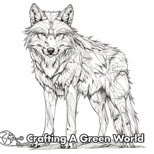 Mythical Wolf Coloring Pages - Free & Printable!