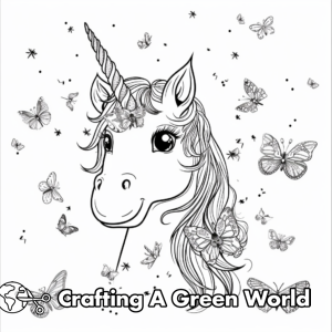 Magical Unicorn Coloring Pages - Free & Printable!