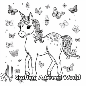 Magical Unicorn Coloring Pages - Free & Printable!