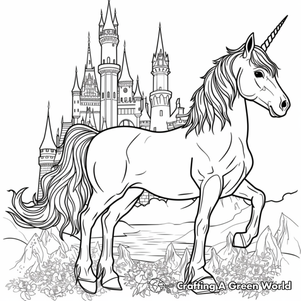 Magical Unicorn Coloring Pages - Free & Printable!