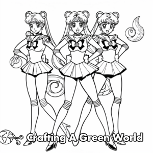 Sailor Moon Coloring Pages - Free & Printable!