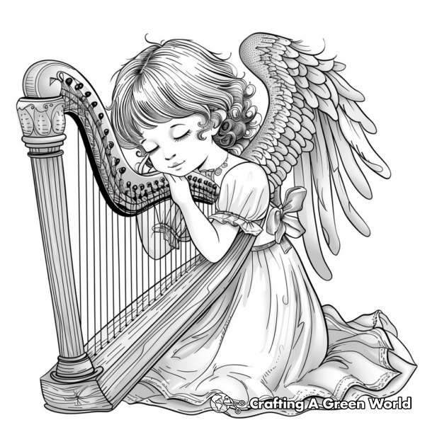 Angel Coloring Pages - Free & Printable!