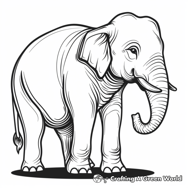 Elephant Coloring Pages - Free & Printable!