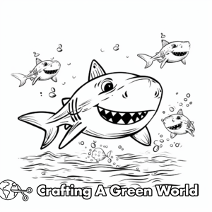 Baby Shark Coloring Pages - Free & Printable!
