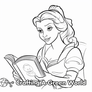 Beauty And The Beast Coloring Pages - Free & Printable!