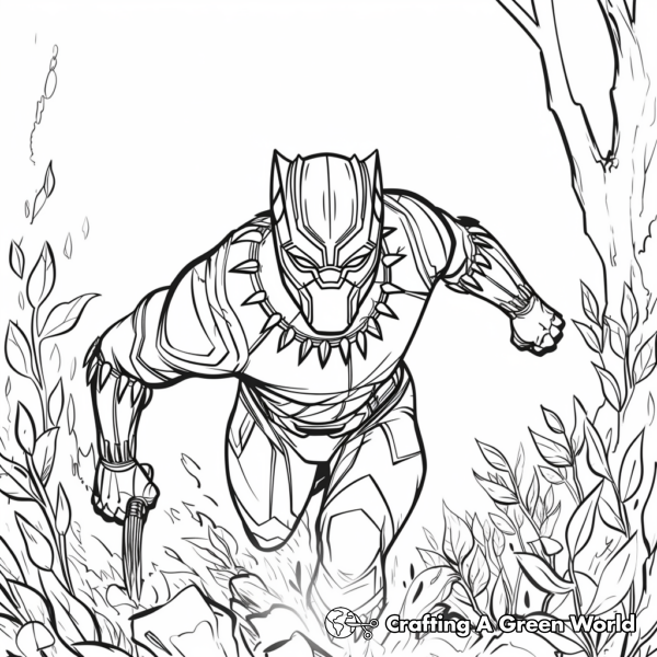 Black Panther Coloring Pages - Free & Printable!