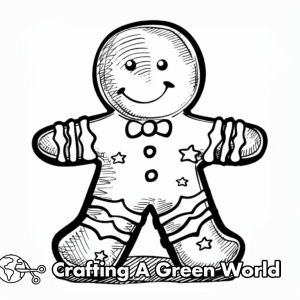 Gingerbread Man Coloring Pages - Free & Printable!