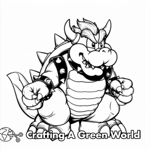 Bowser Coloring Pages - Free & Printable!