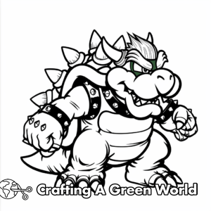 Bowser Coloring Pages - Free & Printable!