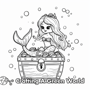 Siren Mermaid Coloring Pages - Free & Printable!